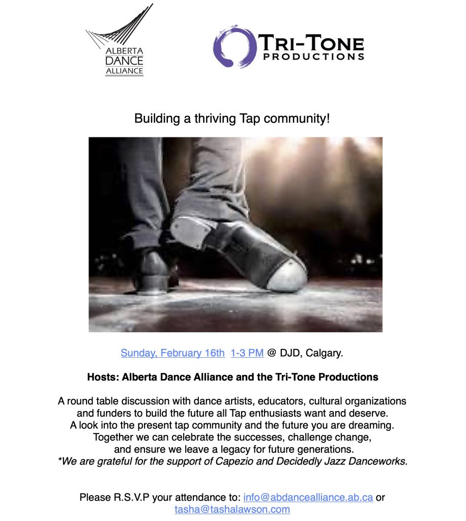 Building a Thriving Tap Community - Alberta Dance Alliance